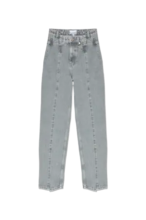 GANNI Jeans With Stitching On The Legs