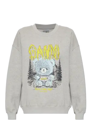 GANNI Sweatshirt With Colorful Print