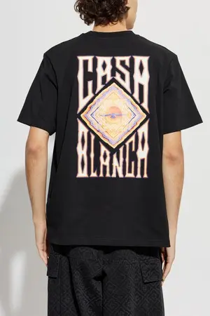 Casablanca T-shirt With A Colorful Print