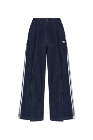 ADIDAS ORIGINALS Wide-leg Jeans - Navy Blue