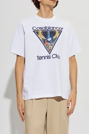 Casablanca T-shirt With Colorful Print