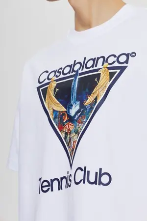 Casablanca T-shirt With Colorful Print