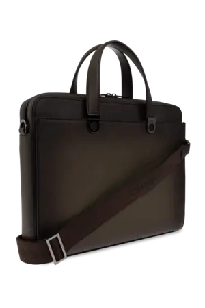 FERRAGAMO Leather Briefcase "trading