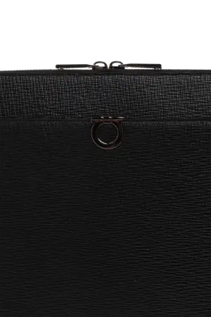 FERRAGAMO Leather Document Pouch