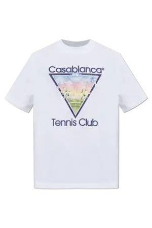 Casablanca T-shirt With Colorful Print