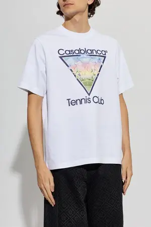 Casablanca T-shirt With Colorful Print