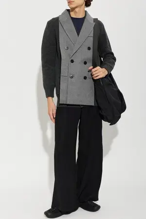 Sacai Cardigan With A Decorative Double-breasted Panel