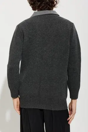 Sacai Cardigan With A Decorative Double-breasted Panel