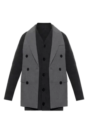 Sacai Button Detailed Cardigans For Men