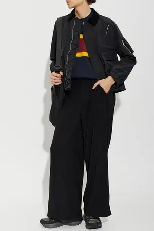 Sacai Trousers With Belt