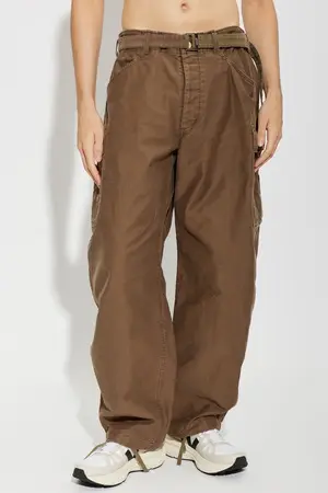 Sacai Cargo Trousers With A Vintage Effect