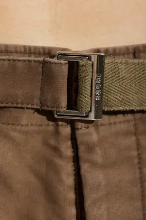 Sacai Cargo Trousers With A Vintage Effect