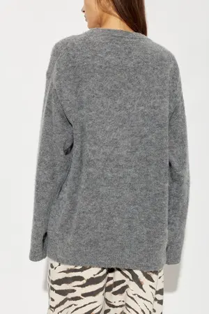 GANNI Oversize Sweater With Logo