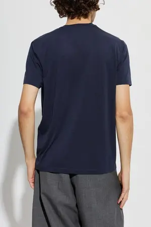 TOM FORD Crew Neck T-shirt - Navy Blue