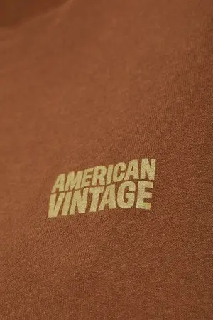 American Vintage T-shirt With Printed Logo