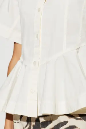 GANNI Peplum Top