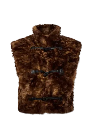 MARANT ETOILE Jocya" Faux Fur Vest