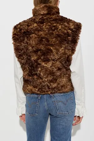 MARANT ETOILE Jocya" Faux Fur Vest