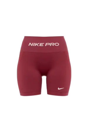 Nike Short Leggings With Logo - Red