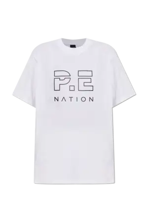 P.E Nation T-shirt "heads - White