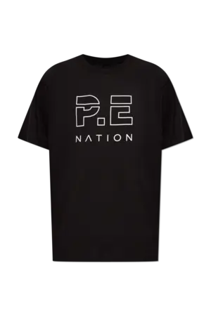 P.E Nation T-shirt "heads - Black