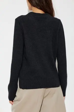 GANNI Sweater With Colorful Pattern And Logo