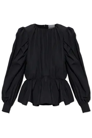 GANNI Peplum Top