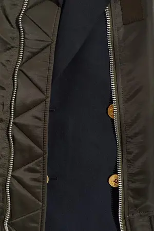 Sacai Vest Made From Combined Materials