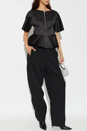 GANNI Peplum Top