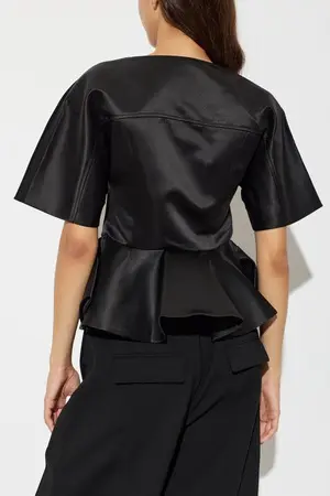 GANNI Peplum Top