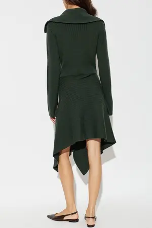 GANNI Wool Turtleneck Dress