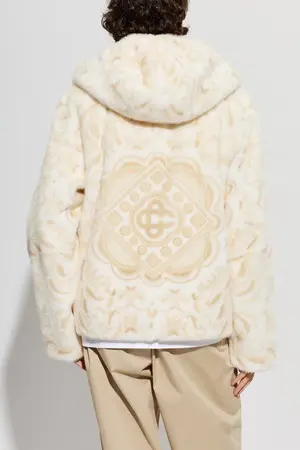 Casablanca Faux Fur With Hood