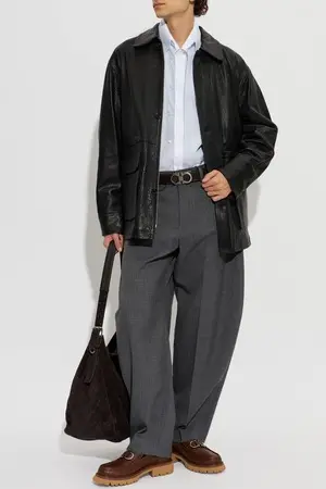 FERRAGAMO Cocoon 2" Leather Loafers