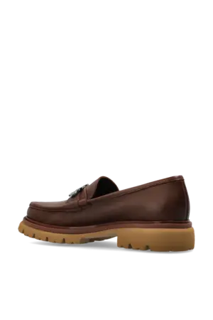 FERRAGAMO Cocoon 2" Leather Loafers