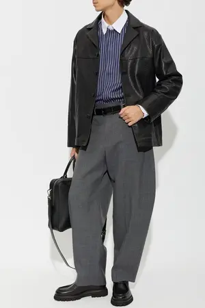 FERRAGAMO Stanley" Leather Shoes