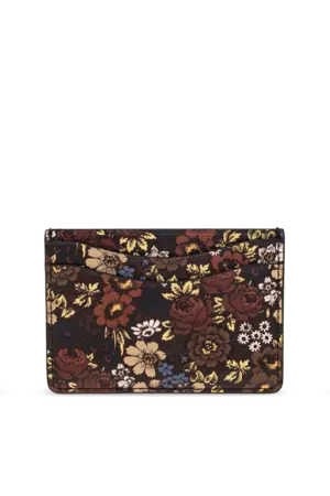 GANNI Card Case With Floral Motif