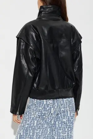 SELF-PORTRAIT Jacket With A Stand-up Collar