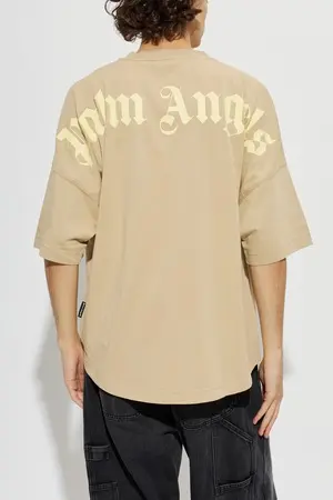 Palm Angels Cotton T-shirt With Logo