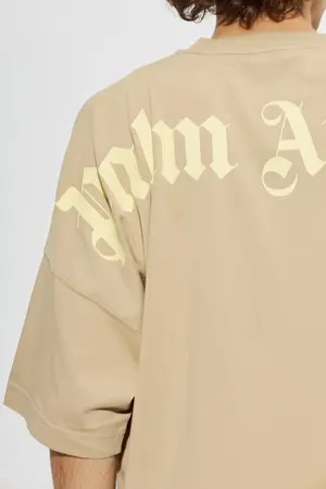 Palm Angels Cotton T-shirt With Logo
