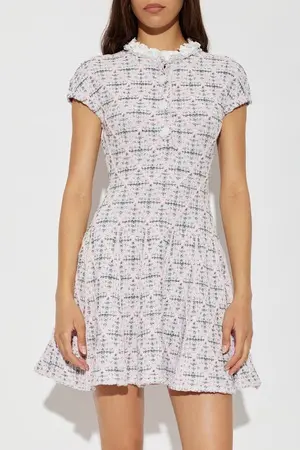 SELF-PORTRAIT Dress With Shimmering Appliqués