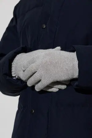Moschino Gloves With Logo Patch