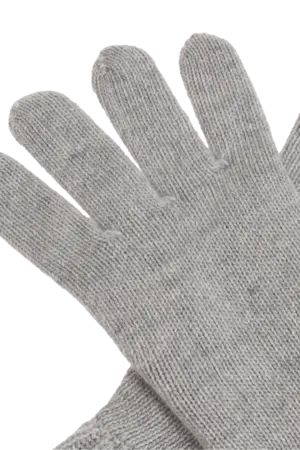 Moschino Gloves With Logo Patch