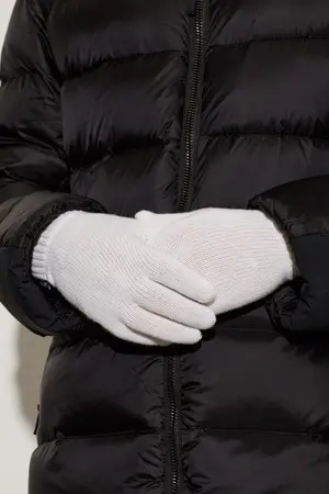 Moschino Gloves With A Logo Patch