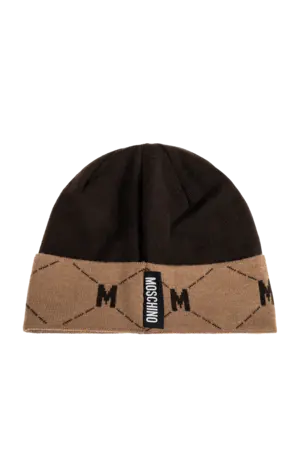 Moschino Wool Beanie With Logo