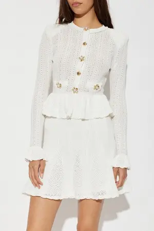 SELF-PORTRAIT Peplum Dress
