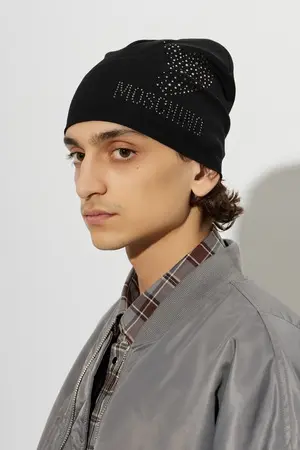 Moschino Woolen Hat With Shimmering Sequins