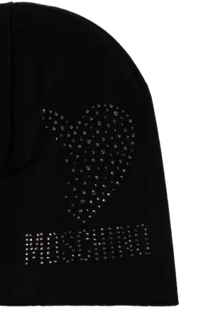 Moschino Woolen Hat With Shimmering Sequins