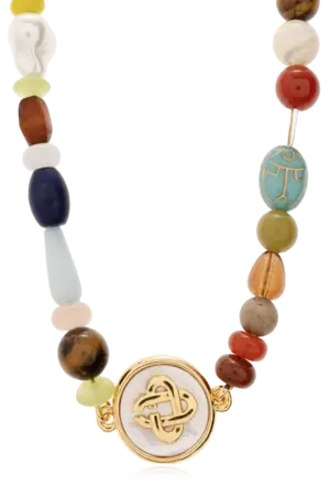 Casablanca Short Necklace With Colorful Stones