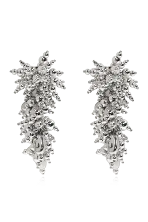 SELF-PORTRAIT Long Earrings - Silver
