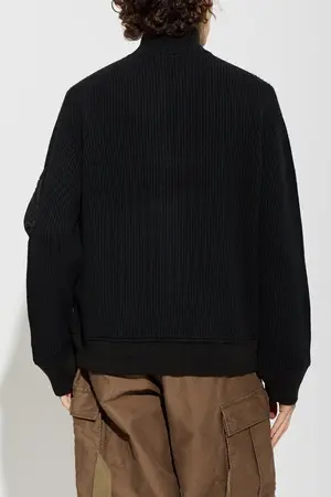 Sacai Wool Cardigan With Pockets